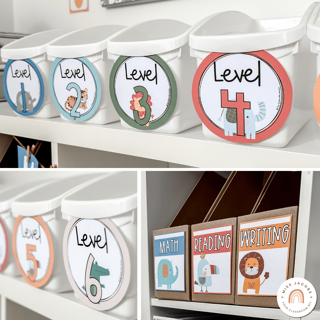 Cute Jungle Animals Classroom Collection - Miss Jacobs Little Learners ...