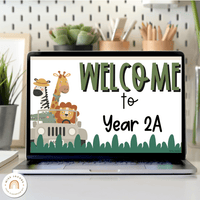 Morning Meeting Slides | Cute Jungle Animals – Miss Jacobs Little Learners