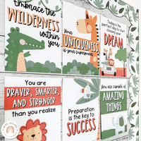 Motivational Classroom Posters | Cute Jungle Animals – Miss Jacobs ...