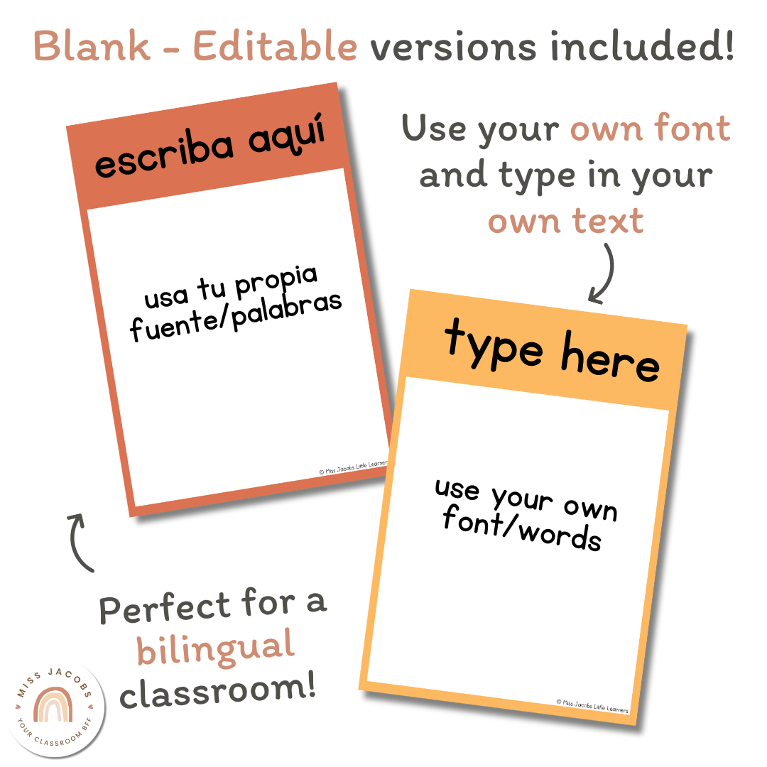 Synonym Posters | Cute Jungle Animals