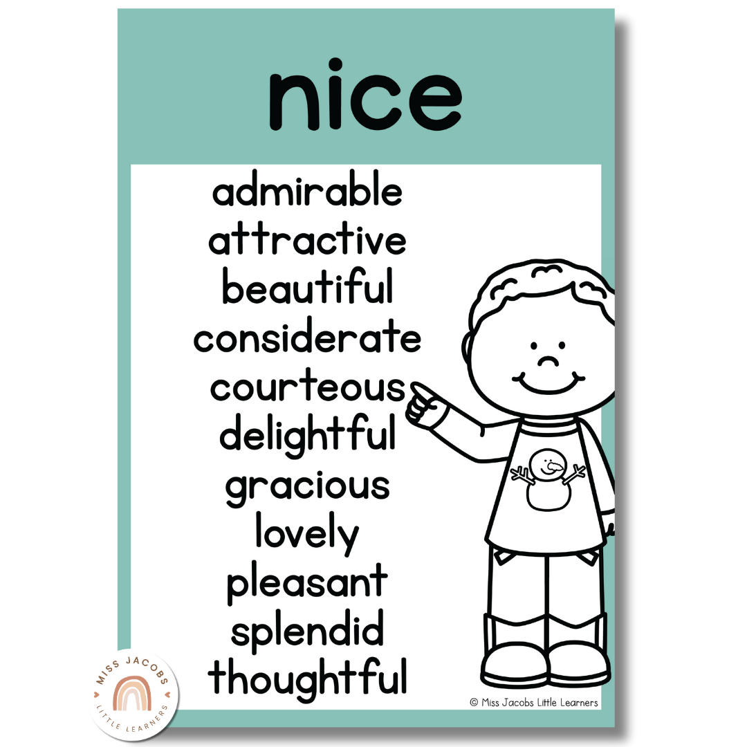 Synonym Posters | Cute Jungle Animals