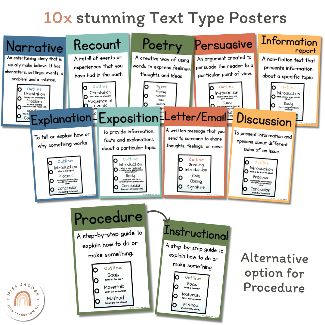 Text Type Posters | Cute Jungle Animals