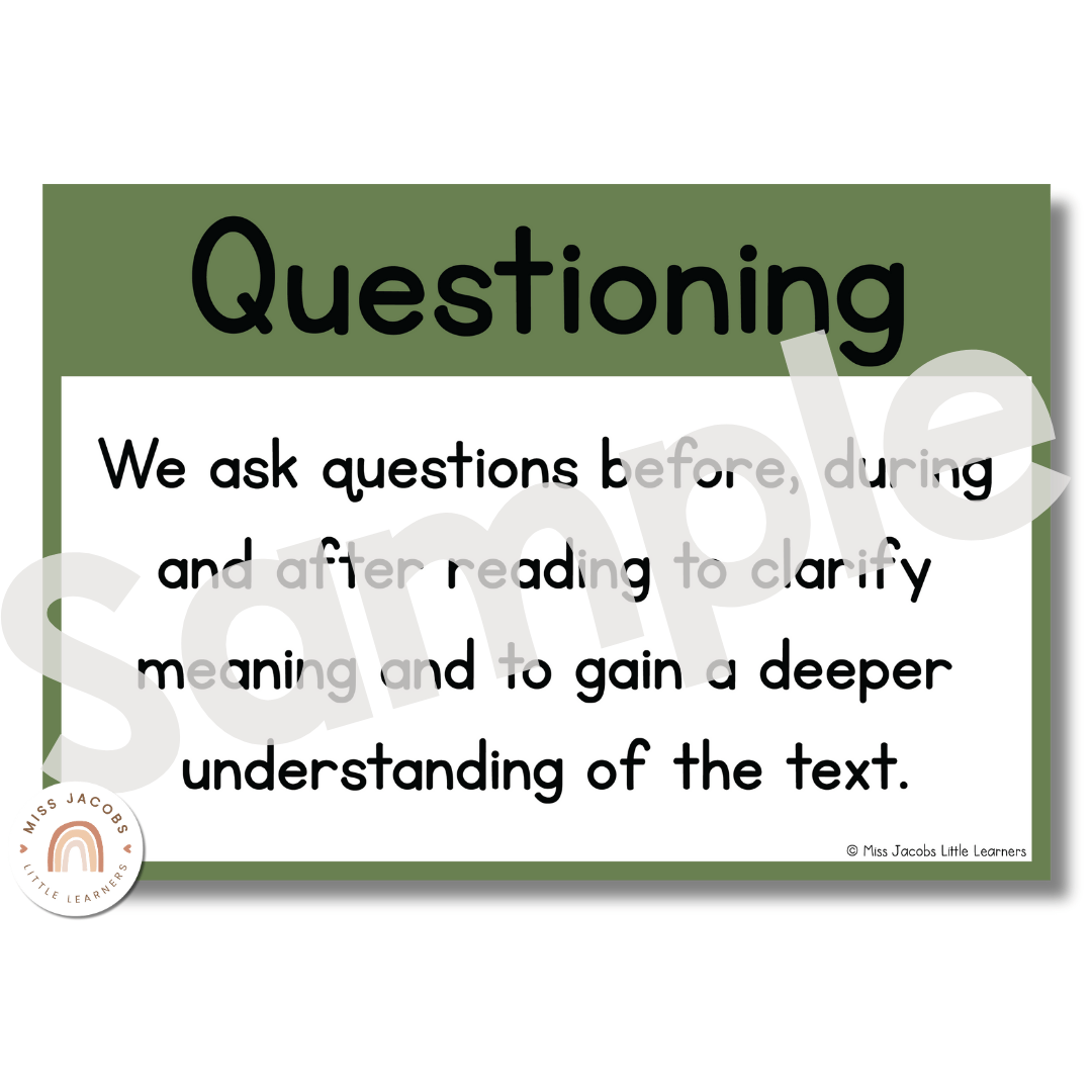 Cute Jungle Safari Animals English Posters Decor - Miss Jacobs