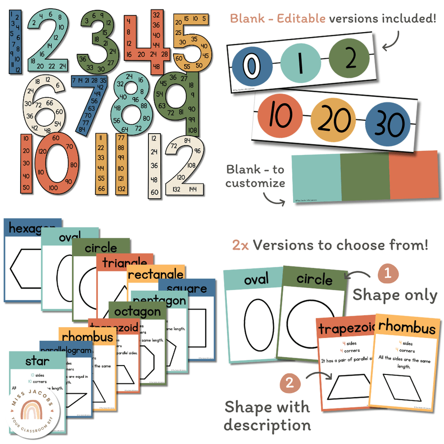 Cute Jungle Animals Classroom Collection - Miss Jacobs Little Learners ...