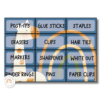 Teacher Toolbox Labels | Cute Jungle Animals