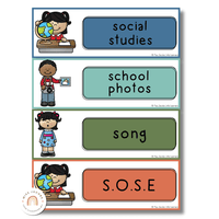 Visual Timetable and Daily Schedule | Cute Jungle Animals - Default Title