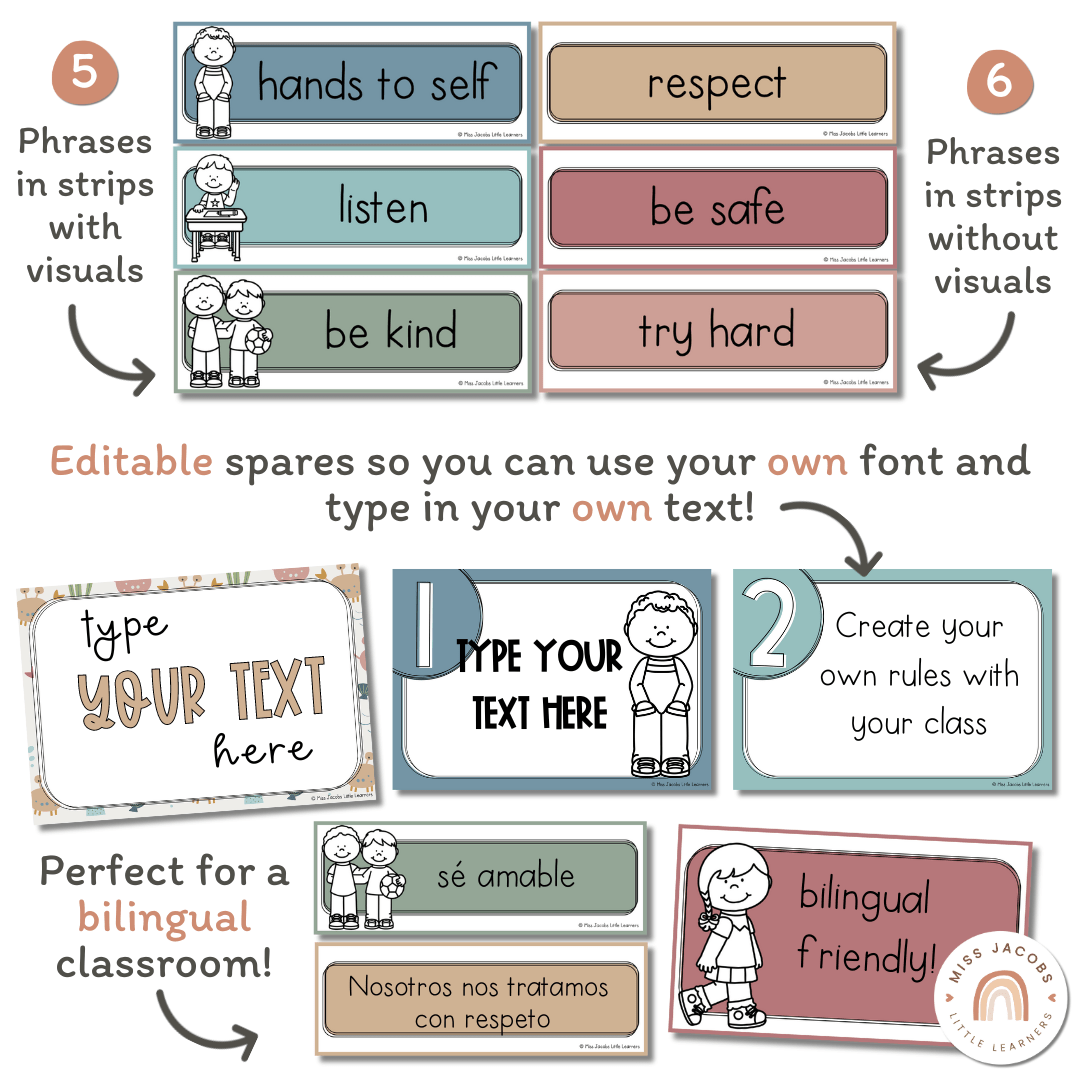 Classroom Rules and Expectations Posters - Cute Sea Life