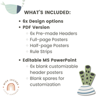 Classroom Rules and Expectations Posters - Cute Sea Life – Miss Jacobs ...