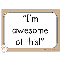 Growth Mindset Posters - Cute Sea Life Classroom Decor