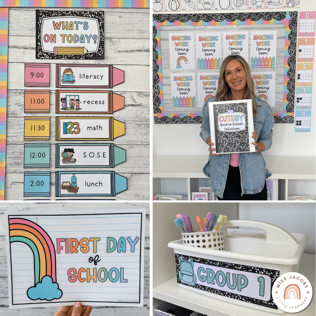 Cutesy Classroom Decor - Back to School Theme - Miss Jacobs