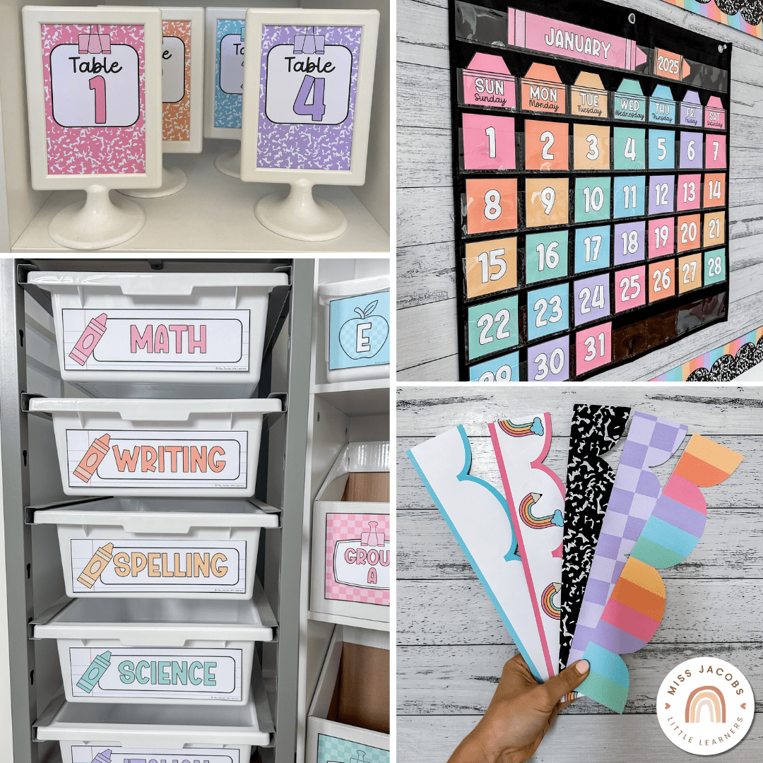 Cutesy Classroom Decor - Back to School Theme - Miss Jacobs