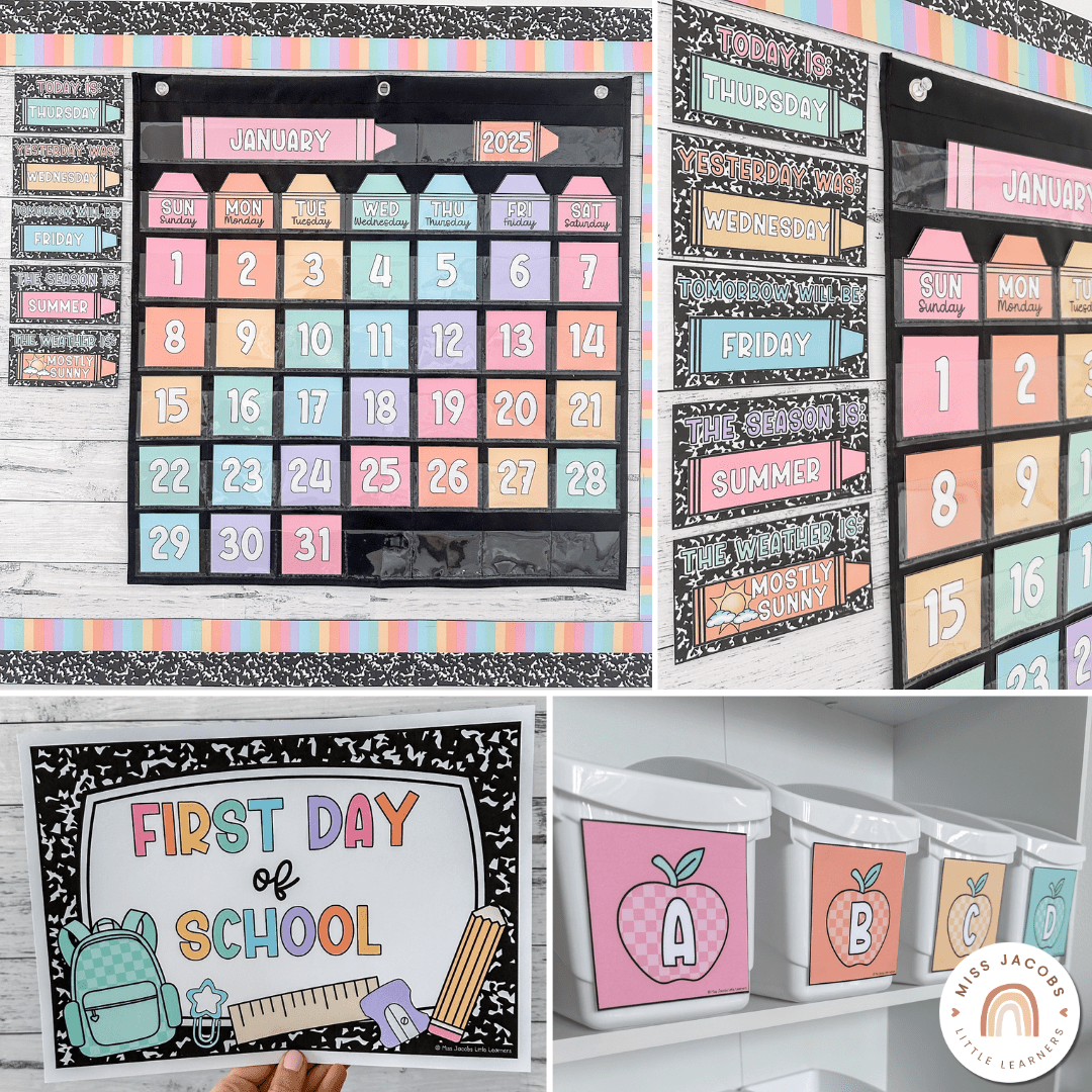 Cutesy Classroom Decor - Back to School Theme - Miss Jacobs - Default Title