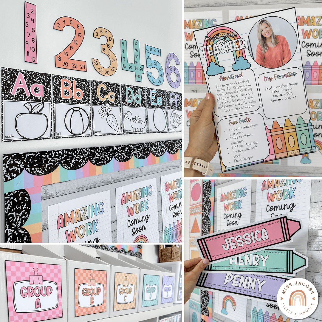 Cutesy Classroom Decor - Back to School Theme - Miss Jacobs