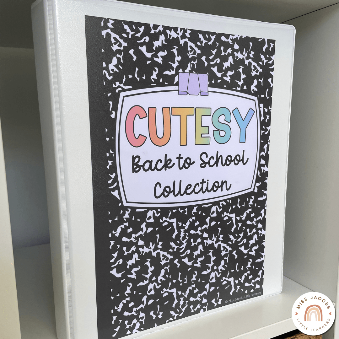 Cutesy Composition Notebook Classroom Collection – Miss Jacobs Little ...