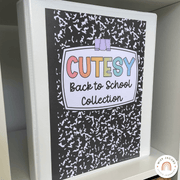 Cutesy Composition Notebook Classroom Decor Collection – Miss Jacobs ...