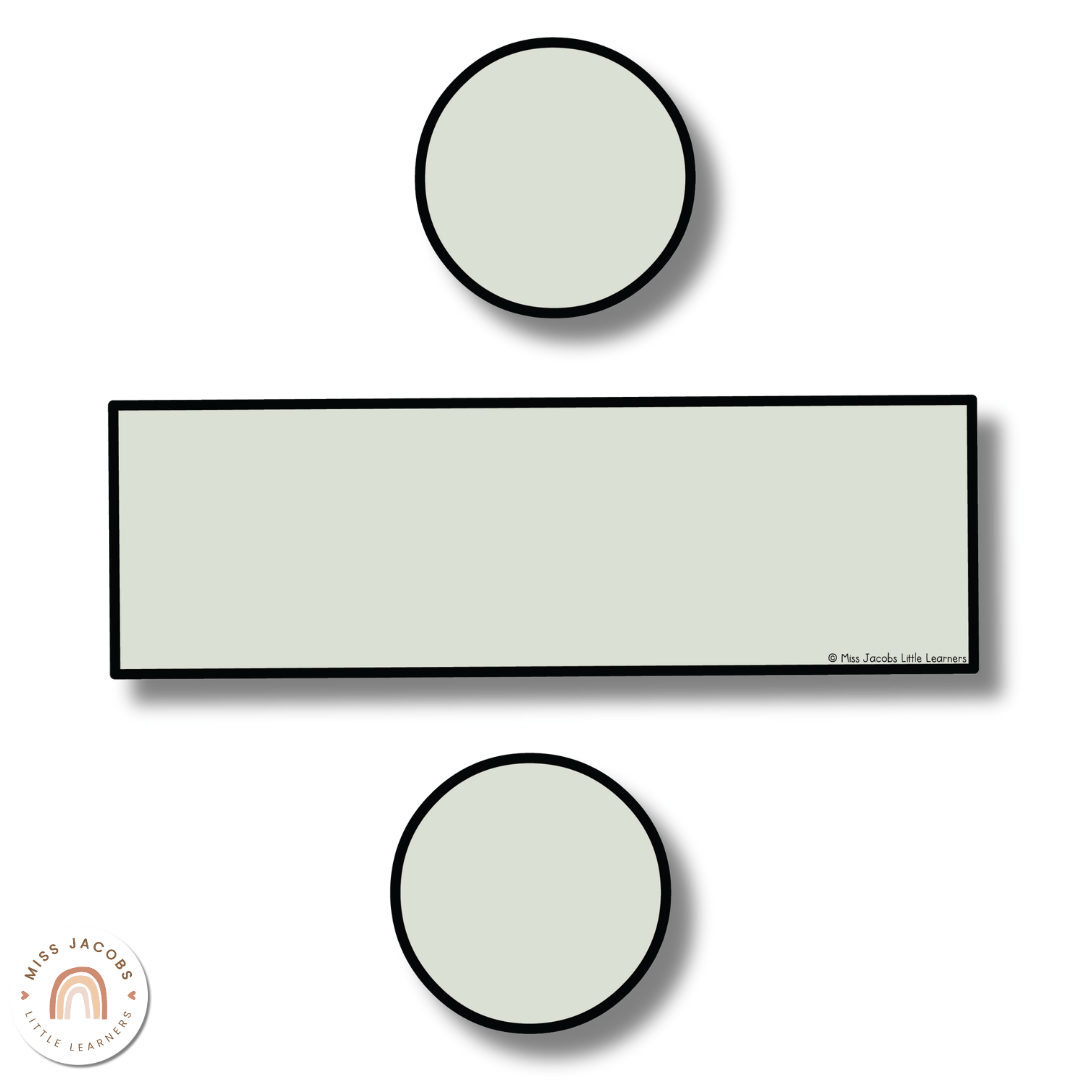 Large Math Symbols - Daisy Gingham Neutrals Decor