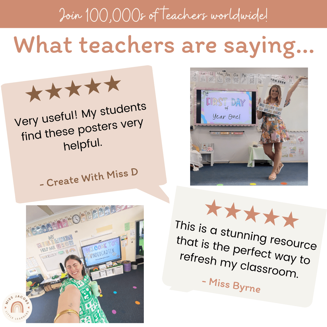 Place Value with Decimals Wall Display - Daisy Gingham Pastels