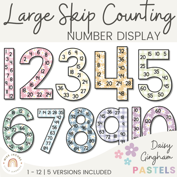 Daisy Gingham Pastels Classroom Collection - Miss Jacobs - Miss Jacobs ...