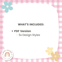 Skip Counting Large Number Display - Daisy Gingham Pastels Decor – Miss ...