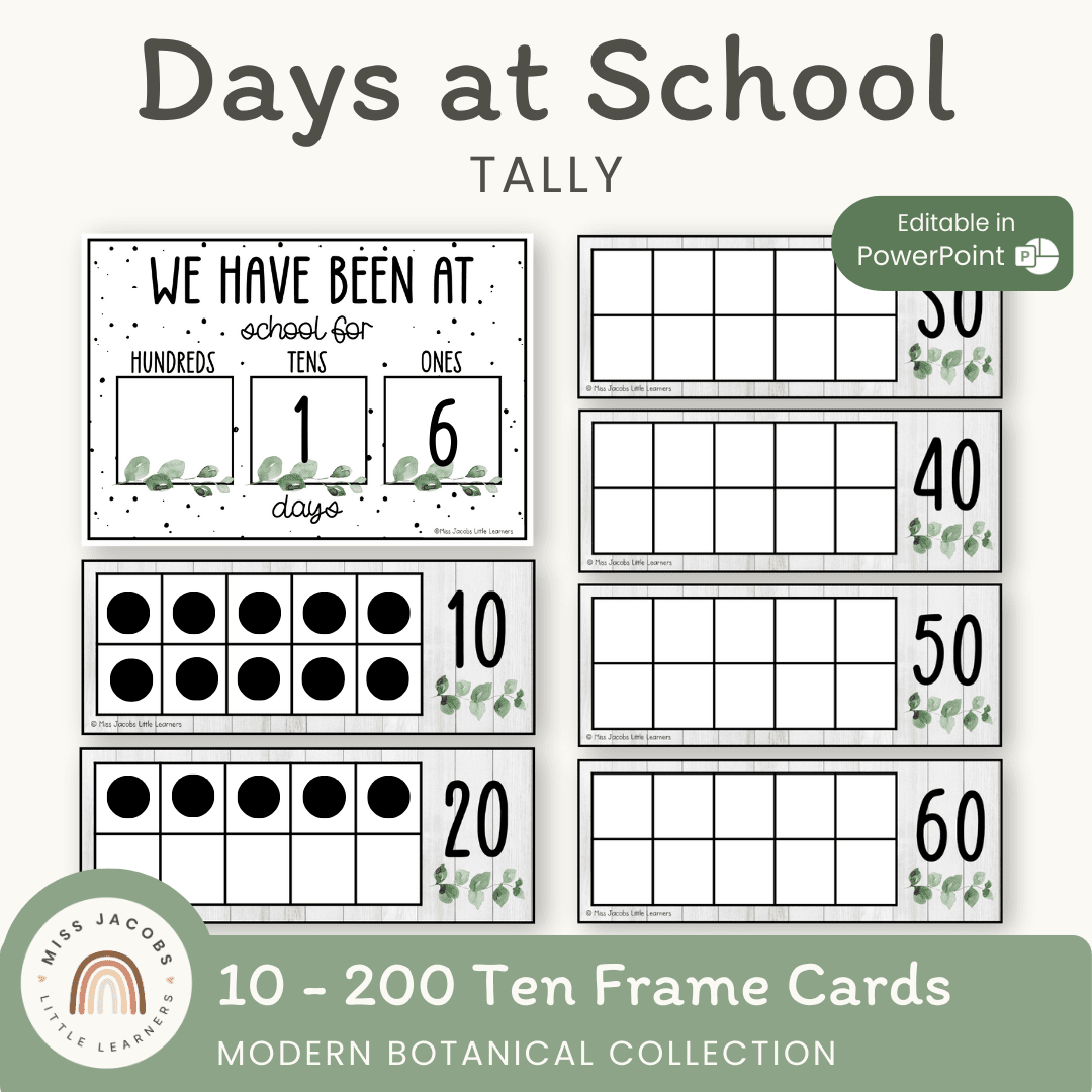 100 Days of School Poster – Miss Jacobs Little Learners