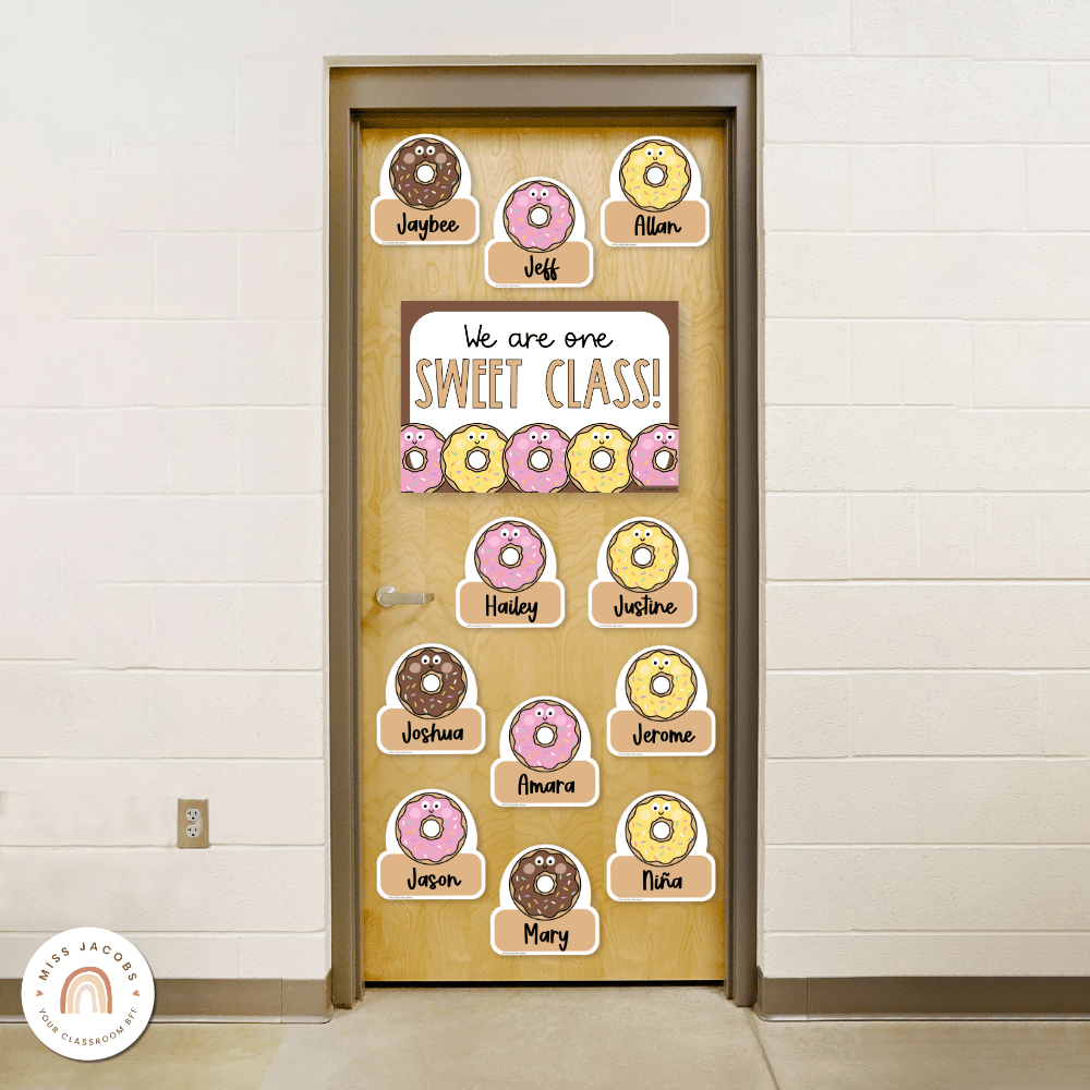 Donut Door Display Classroom Decor - Miss Jacobs