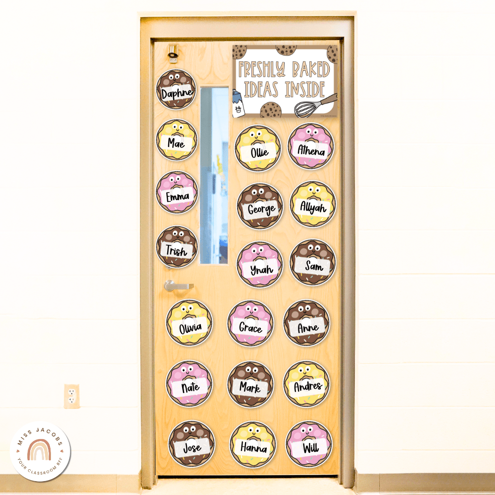 Donut Door Display Classroom Decor - Miss Jacobs