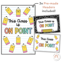 Door Display Pencils - Cutesy Composition Notebook Decor – Miss Jacobs ...