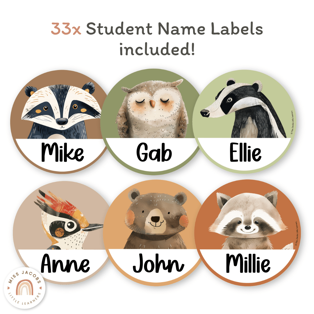 Door Display - Woodland Theme Classroom Decor - Miss Jacobs – Miss ...