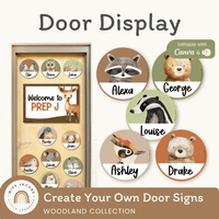 Door Display - Woodland Theme Classroom Decor - Miss Jacobs – Miss ...