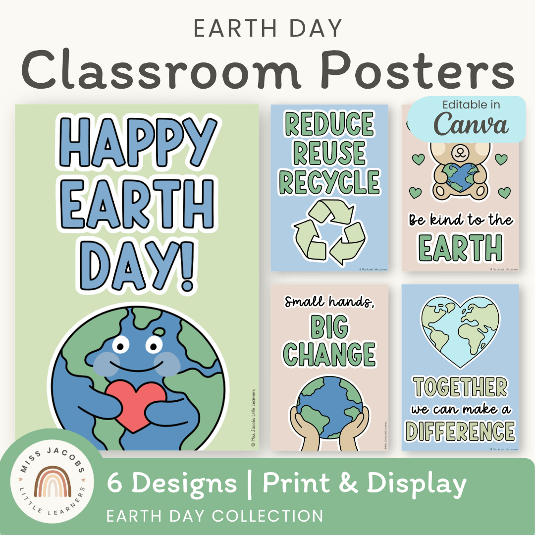 Earth Day Activities, Crafts & Printables for Kids - Miss Jacobs – Miss ...