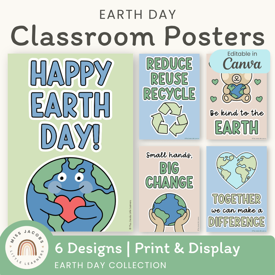 Earth Day Activities, Crafts & Printables for Kids - Miss Jacobs – Miss ...