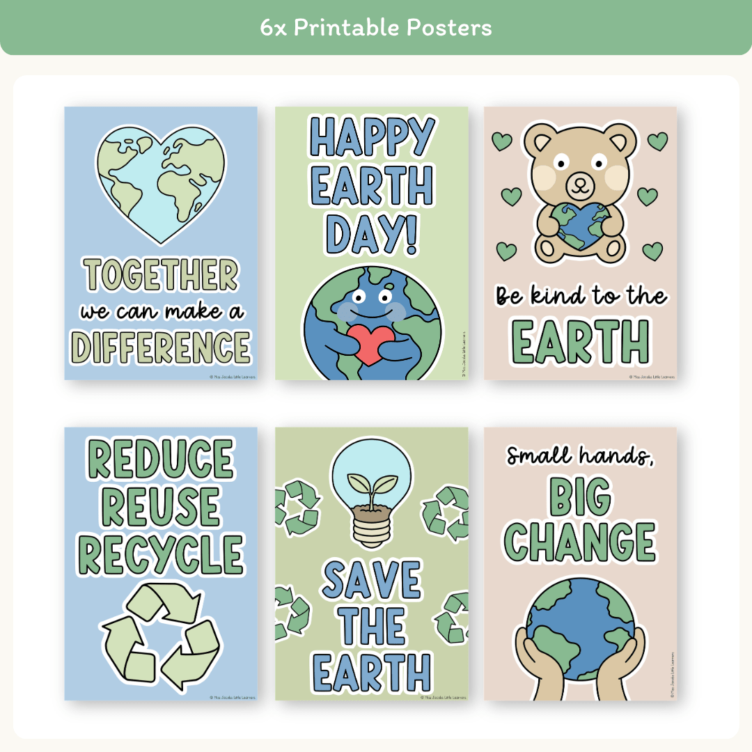 Earth Day Activities, Crafts & Printables for Kids - Miss Jacobs – Miss ...