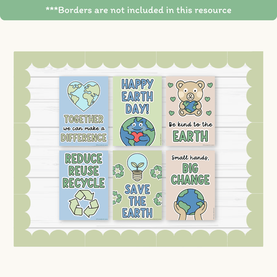 Happy Earth Day Posters – Miss Jacobs Little Learners