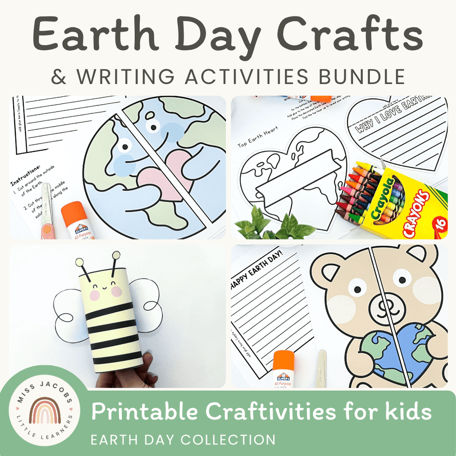 Earth Day Activities, Crafts & Printables for Kids - Miss Jacobs – Miss ...
