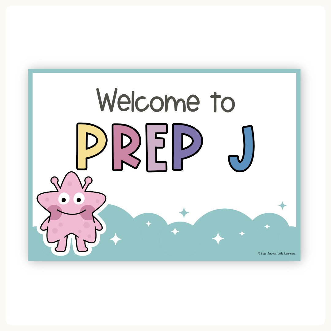 Editable Classroom Posters Template - Dreamy Space Decor – Miss Jacobs ...