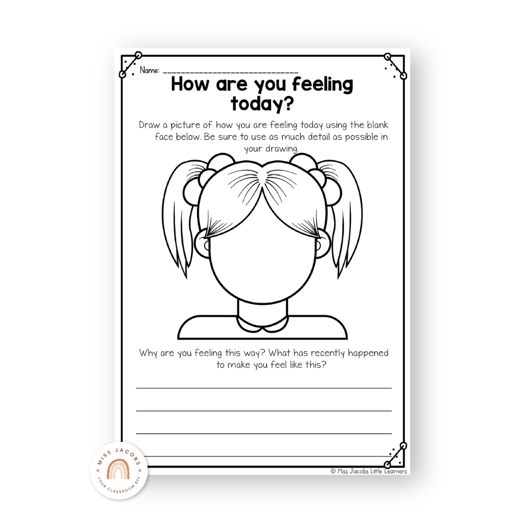 Emotions and Feelings Worksheets Printables - Miss Jacobs