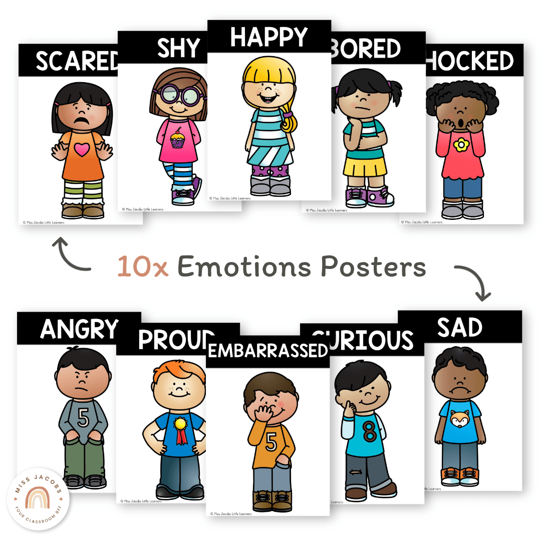 Emotions and Feelings Worksheets Printables - Miss Jacobs
