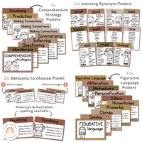 Desert Neutrals Collection English Posters Decor - Miss Jacobs