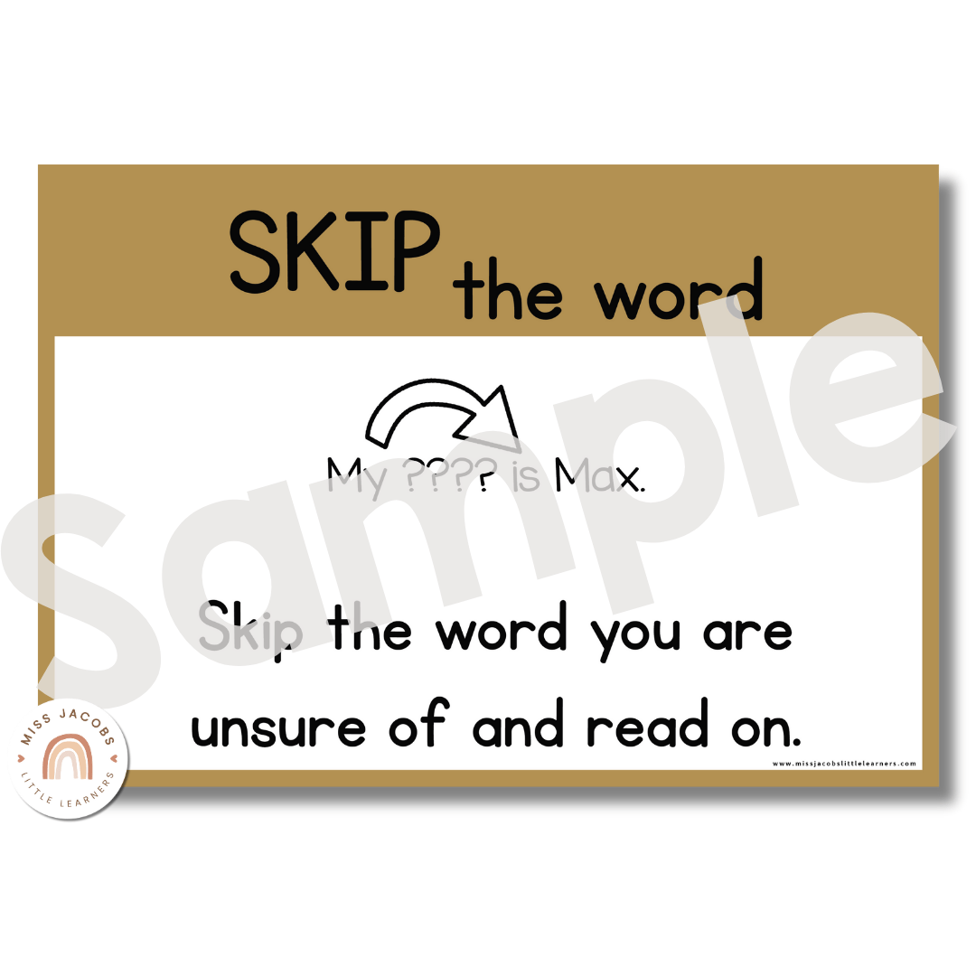 Desert Neutrals Collection English Posters Decor - Miss Jacobs