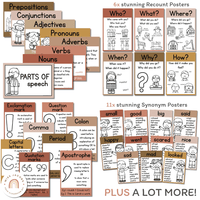 English Posters Bundle | BOHO VIBES | Desert Neutrals Classroom Decor ...