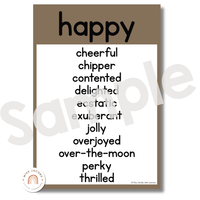 Neutrals Collection English Posters Decor - Miss Jacobs Little Learners