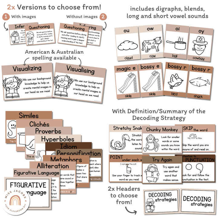 Ombre Neutrals Classroom Theme - Miss Jacobs Little Learners