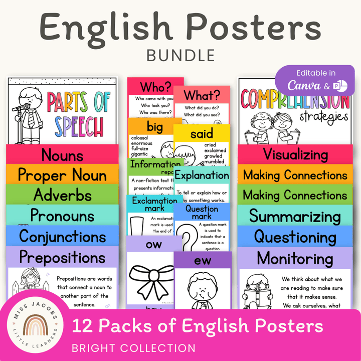 English Posters – Miss Jacobs Little Learners
