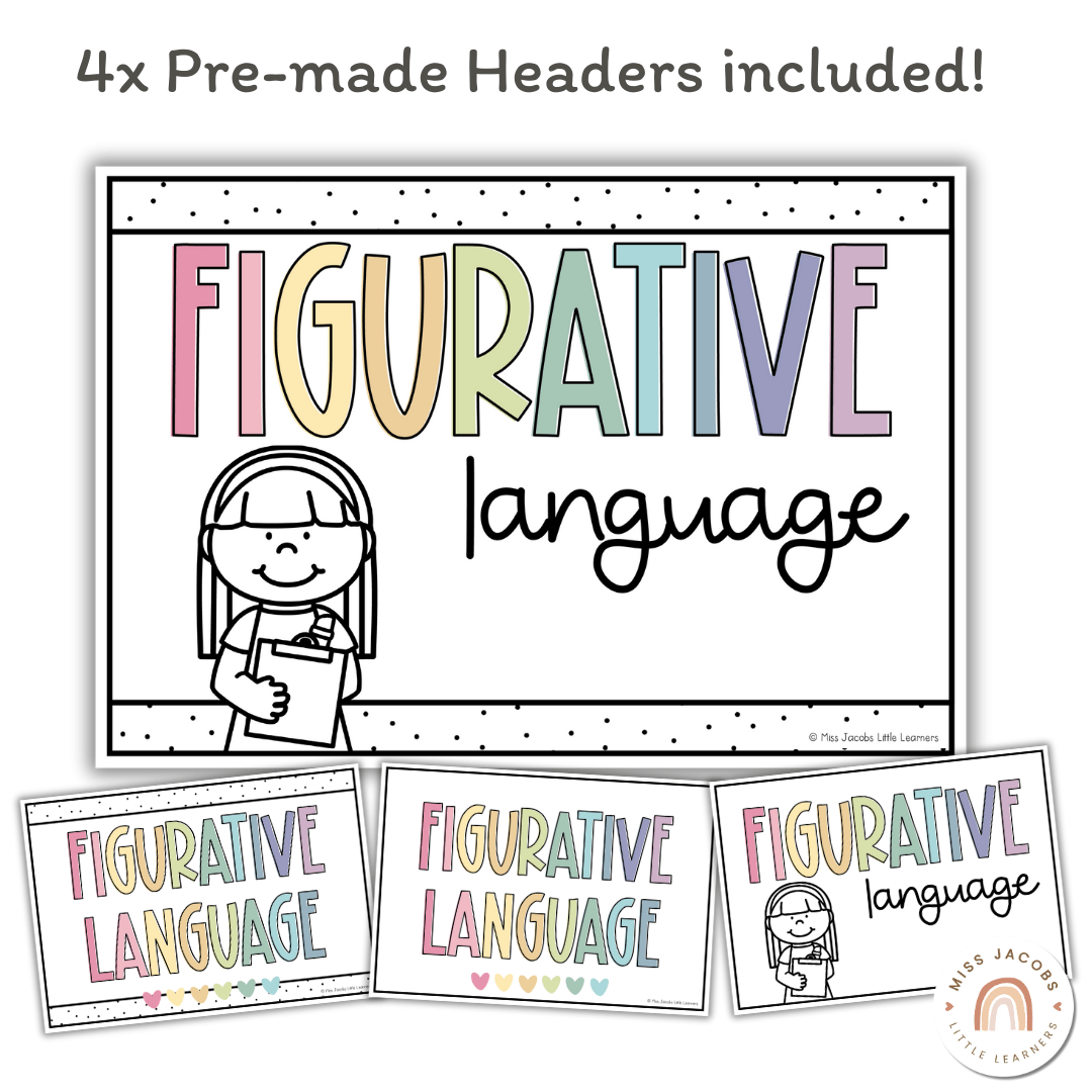 Figurative Language Posters - Pastel Theme - Miss Jacobs - Default Title