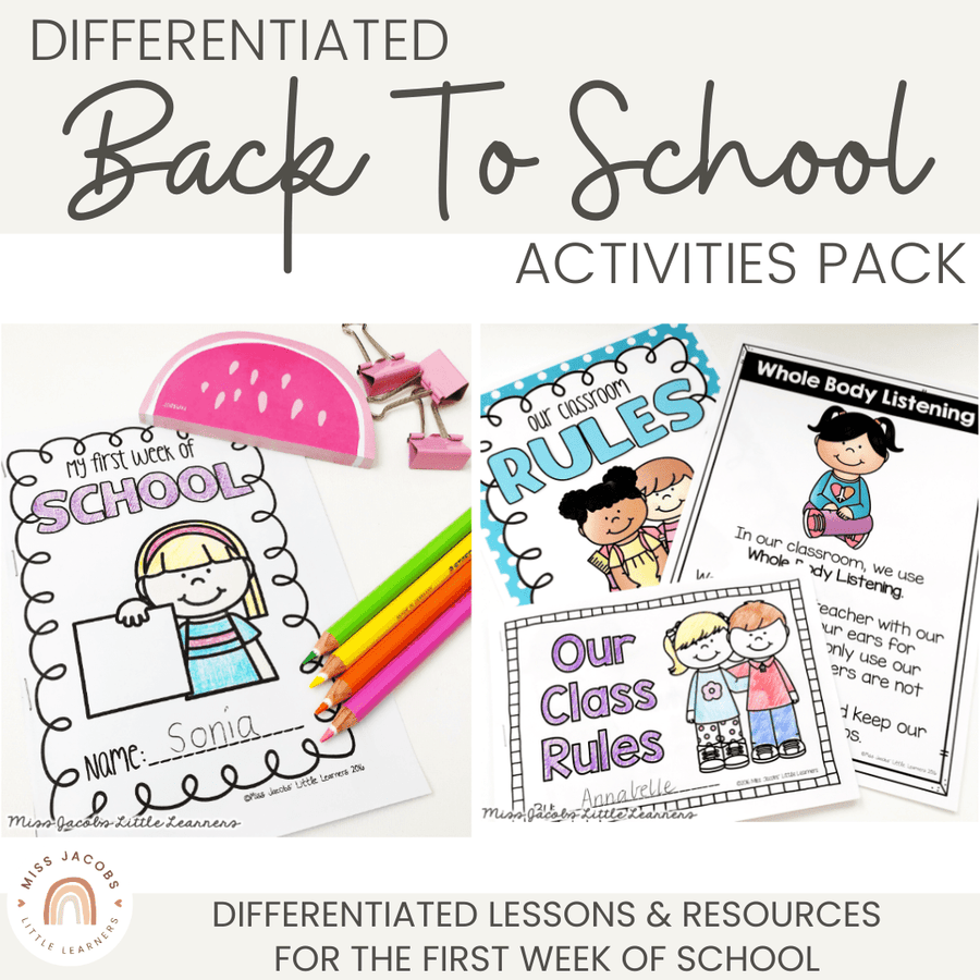 Back to School 2025 Essentials - Miss Jacobs Little Learners