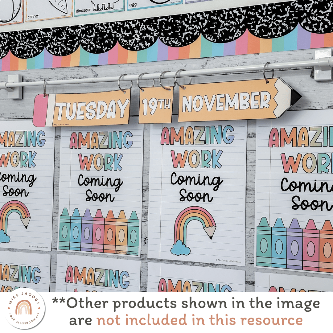 Classroom Calendar - Miss Jacobs Little Learners