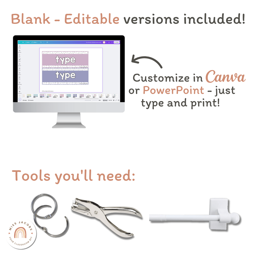 Flip Calendar - Spotty Pastel Classroom Theme - Miss Jacobs