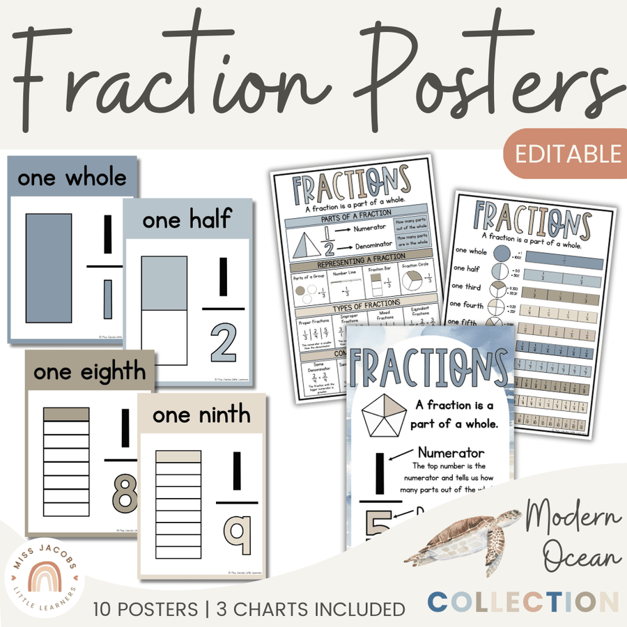 Fractions Posters - Miss Jacobs Little Learners