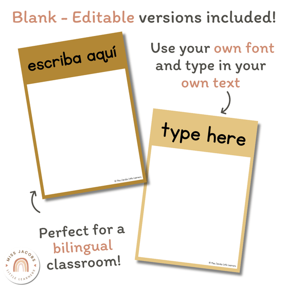 Fraction Posters | Daisy Gingham Neutrals Math Classroom Decor - Miss ...