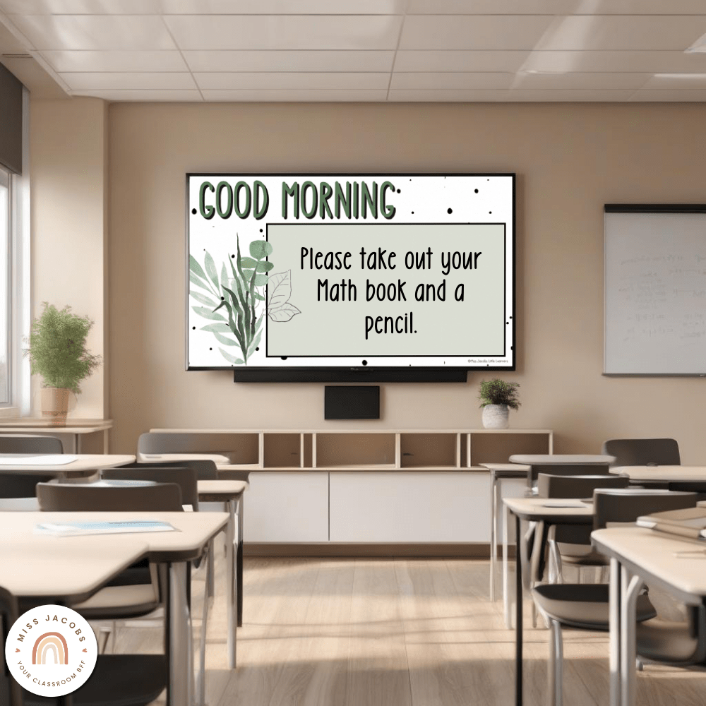 Google Morning Slides & PowerPoint Templates - Modern Botanical